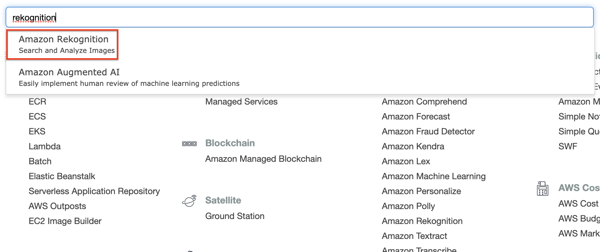 Rekognition Object Detection training